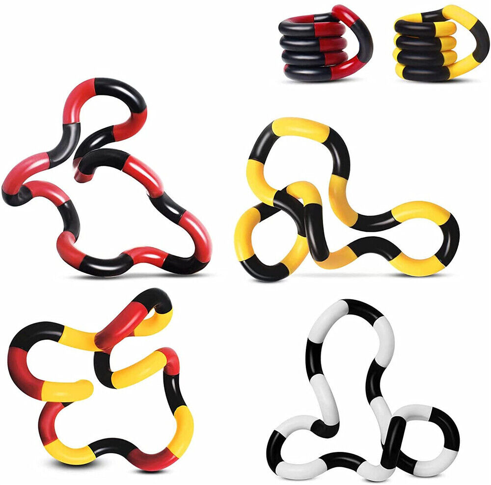 Tangle Twister Ring Finger Fidget Toy String Twist Sensory Anxiety Str ...