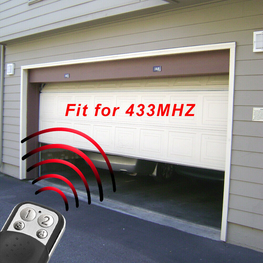 Universal Key Fob Remote Control Gate Garage Door Roller Shutter 433mh ...