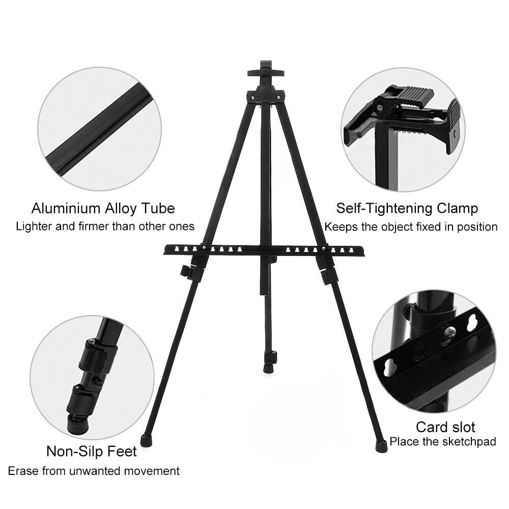 1.8M Adjustable Stand Tripod Easel Display Drawing Board Artist Sketch ...