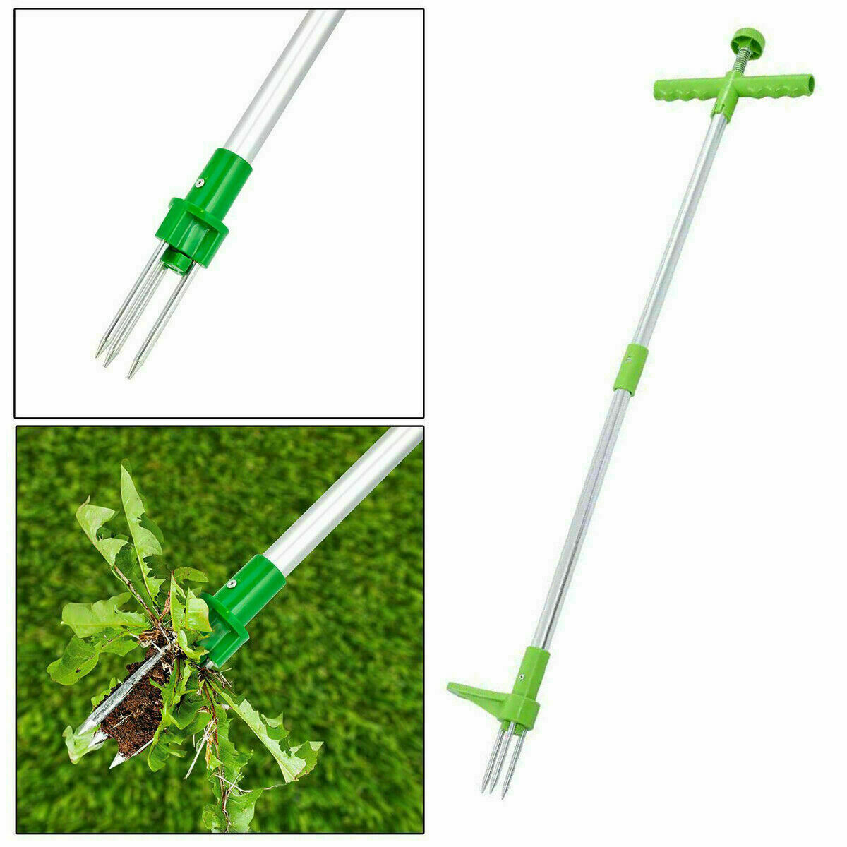 Weed Puller Weeder Twister Twist Pull Garden Lawn Root Killer Remover ...